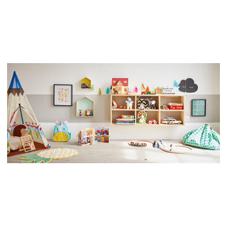 Kids' room/ fun storage wall - Contemporary - Kids - London - by Sam ...