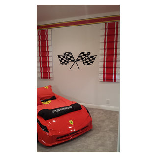 Ferrari Race Car bedroom - Transitional - Kids - Los Angeles | Houzz