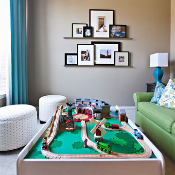 Kid Friendly Den - Photos & Ideas | Houzz