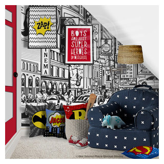 Kids Superhero Theme Space - Transitional - Kids - by Our Secret Place ...