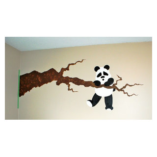 Panda Mural {Hand-Painted} - Eclectic - Kids - Toronto - by About ...