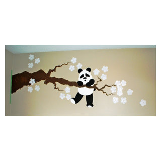 Panda Mural {Hand-Painted} - Eclectic - Kids - Toronto - by About ...