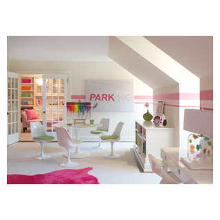 Retro Chic Teen Girls Bedroom - Contemporary - Kids - New York - by ...