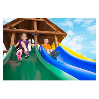 Side by Side Slides - Adventure Mountain - Modern - Kids - Detroit - by ...