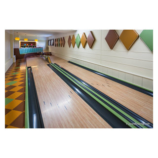 Vintage 1950s Equipment Restored for Retro Home Bowling Alley ...
