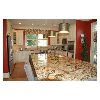 10 foot island ! - Traditional - Kitchen - DC Metro - by FA Design ...