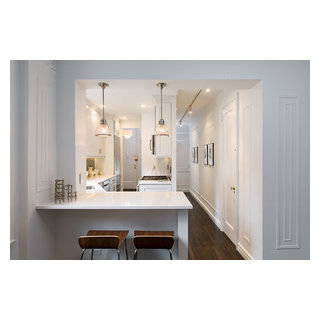 Warmth of a white kitchen - Contemporary - Kitchen - New York - by ...