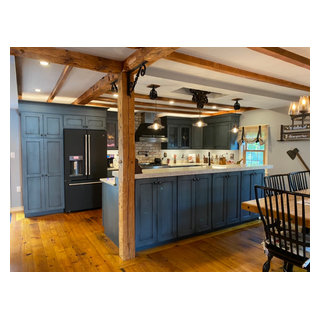 1840's Farmhouse Custom Kitchen - Farmhouse - Kitchen - Providence - by ...