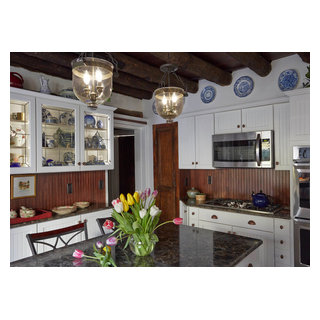 1912 Historic Log Home - Rustic - Kitchen - Huntington - by Creative ...