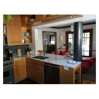 1926 Tudor remodeling-modernization - Modern - Kitchen - Minneapolis ...