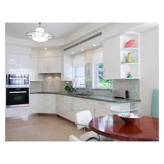 1927 Art Deco Kitchen in Hollywood, FL - Transitional - Kitchen - Miami ...