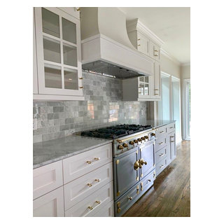1927 Classic, open kitchen and white shades - Traditional - Kitchen ...