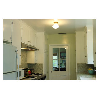 1939 Bermuda style kitchen remodel - Tropical - Kitchen - Los Angeles ...