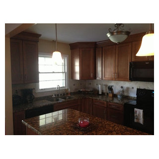 1950s Galley Kitchen Renovation - Contemporáneo - Cocina - Otras zonas ...