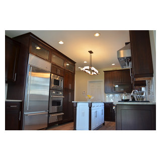 1V Java Maple Shaker Cabinets in days - Contemporary - Kitchen - San ...
