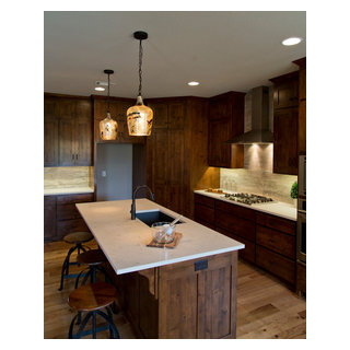 2017 Fall Parade of Homes with SAB Homes - Rustic - Kitchen - Kansas ...