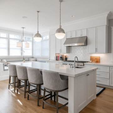 75 Transitional Kitchen with Ceramic Backsplash Ideas You'll Love ...