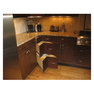 3 Drawer Corner Base Cabinet - Traditional - Kitchen - Atlanta - by ...
