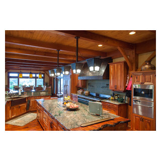 3 Story Full Timber Frame - Traditional - Kitchen - Austin - by Texas ...
