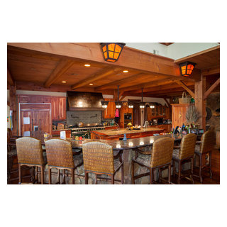 3 Story Full Timber Frame - Traditional - Kitchen - Austin - by Texas ...