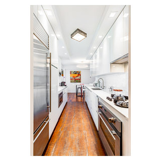 46th Floor Manhattan Apartment - Contemporary - Kitchen - New York - by ...