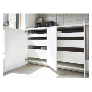 7. IKEA concealed drawer units - Victorian - Kitchen - London - by ...
