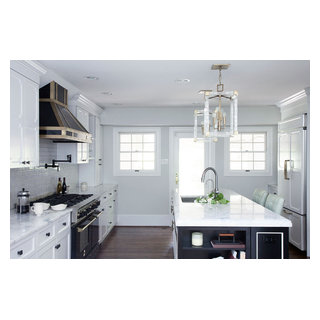 A 48" RNB BlueStar Range in a Philadelphia Project with pale colors ...