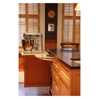 A concealed pop up mixer stand! - Traditional - Kitchen - Atlanta - by ...