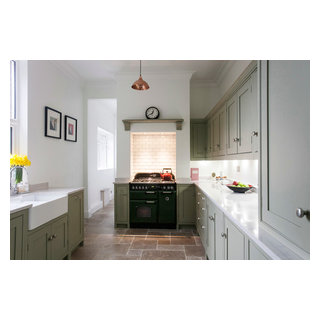 A Country Style Galley Kitchen By Burlanes - Contemporary - Kitchen ...
