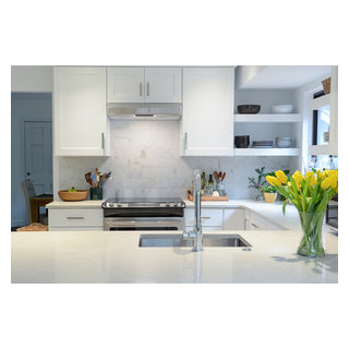 A Cozy, Contemporary Kitchen Remodel - Contemporary - Kitchen - Other ...