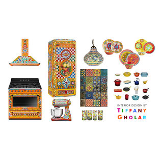 A funky folk art kitchen - Eclectic - Kitchen - Chicago - by Tiffany ...
