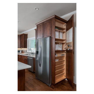 A warm family kitchen with plenty of space for homework and get ...