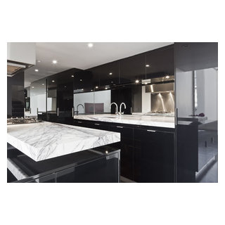Acrylic Cabinet Doors - Modern - Kitchen - New York - by Cronos Design ...