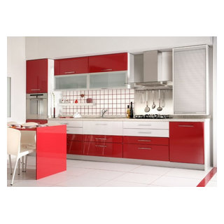 Acrylic Cabinet Doors - Contemporary - Kitchen - New York - by Cronos ...