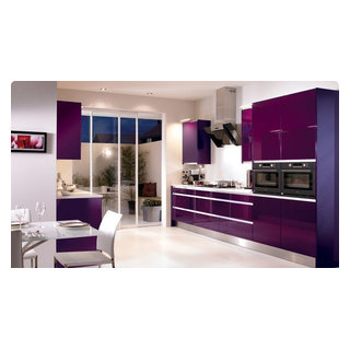 Acrylic Cabinet Doors - Polygloss - Contemporary - Kitchen - New York ...