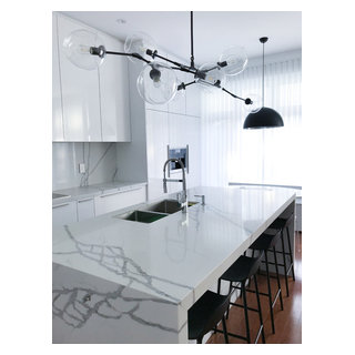 Acrylic White Kitchen - Foxy, Alluring & Cool - Modern - Kitchen ...