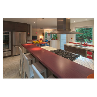 Adding Fun in Chevy Chase - Modern - Kitchen - DC Metro - by Ballard ...