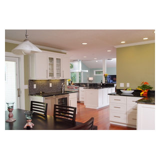 Addition with kitchen and a Wolf Range in Solon Ohio - Contemporary ...
