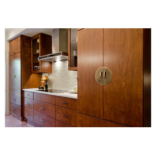 Alamo Heights Asian inspired Condo kitchen in San Antonio by BRADSHAW ...