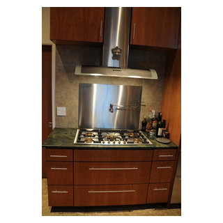 Amazon Jungle Leathered Granite Kitchen Countertops - Contemporary ...