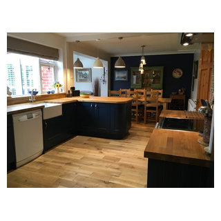 An Innova Linwood Bespoke Painted Shaker Kitchen - Real Customer ...