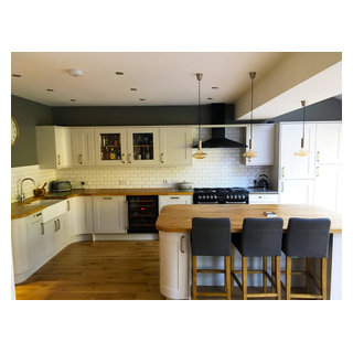 An Innova Linwood Bespoke Painted Shaker Kitchen - Real Customer ...