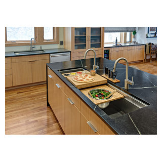 Anigre on Ottawa Rd - Contemporary - Kitchen - Minneapolis - by Cherry ...