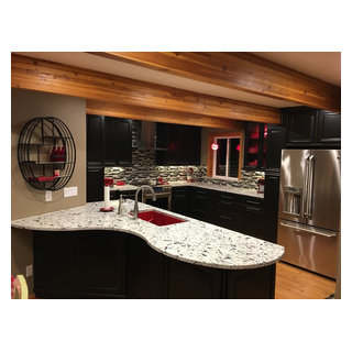 "Arctic" Quartz Countertops - Transitional - Kitchen - Seattle - by ...