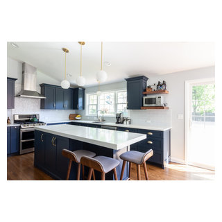 Arlington Heights First Floor Remodel - Transitional - Kitchen - Boston ...