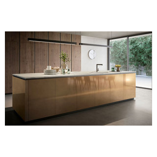 Armony Cucine Liquid Metal Kitchen Yota Composition 05 - Moderne ...