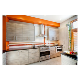 Asymmetrical Sleek Minneapolis Townhome Remodel - Contemporary ...