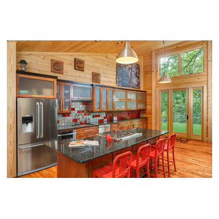 Azur - Contemporary - Kitchen - Other - by Anthemion Architecture LLC ...