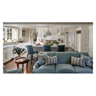 Back Country Pre-War Colonial Renovation - Traditional - Kitchen - New ...