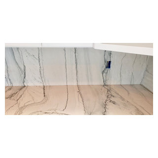 Beachy Kitchen : Florida Wave Quartzite - Beach Style - Kitchen ...